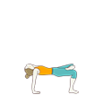 One Legged Reverse Table Top Pose Yoga (Eka Pada Ardha Purvottanasana ...