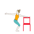 Gate Pose Forearm Chair (Parighasana Bahu Chair) Relaxing-Poses ...
