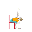 Cobra Pose Chair Yoga (Bhujangasana Chair) | Yoga Sequences, Benefits ...