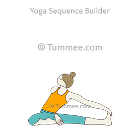 Revolved Half Bound Forward Fold Pose (Parivrtta Ardha Baddha ...