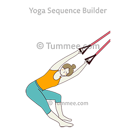 Revolved Low Back Stretch Hands Trx Trapeze Aerial Relaxing-Poses ...