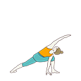 side angle pose with bind