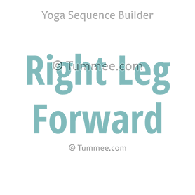 Right Leg Forward Levelup-Poses | Tummee.com
