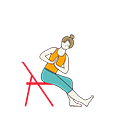 Sage Marichi Pose C Chair Prayer Hands Yoga (Marichyasana C Chair ...