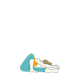 Sage Twist Pose Forward Bend Head Block Knee Side Yoga(Marichyasana ...