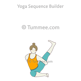 Seated Bird Of Paradise Pose (Ardha Svarga Dvijasana) Variations - 108 ...