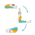 Seated Forward Bend Reclined Intense Back Stretch Pose Flow ...