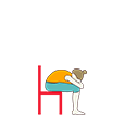 Seated Half Forward Fold Pose Chair Yoga (Upavistha Ardha Uttanasana ...