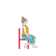 Quad Stretch Pose With Chair Yoga | Yoga Sequences, Benefits ...