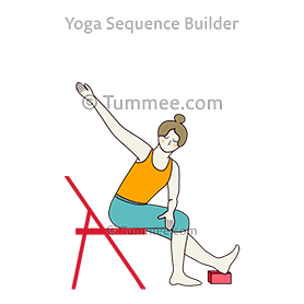 Fallen Triangle Pose Yoga (Patita Tarasana) | Yoga Sequences, Benefits ...