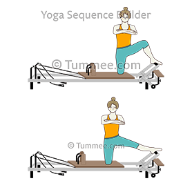 Thigh Stretch Exercise Pilates Reformer Yoga| Yoga Sequences, Benefits ...