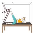 Hip Opener Easy Side Reclining Pose Ankle Plantar Dorsiflexion Trapeze ...