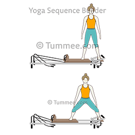 Side Splits Exercise Knees Bent Pilates Reformer Variations ...