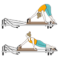 Long Stretch Exercise Variation Pilates Reformer Yoga| Yoga Sequences ...