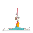 Splits Pose Tying Flow Yoga (Hanumanasana Tying Vinyasa) | Yoga ...