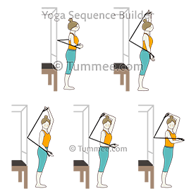 Standing Arm Work Butterfly Facing Out Trapeze Table Yoga| Yoga ...