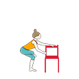 Revolved Chair Pose Hand Chair (Parivrtta Utkatasana Hasta Chair ...