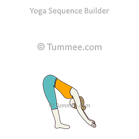 Standing Forward Fold Pose Prayer Hands Floor Yoga (Uttanasana Hasta ...