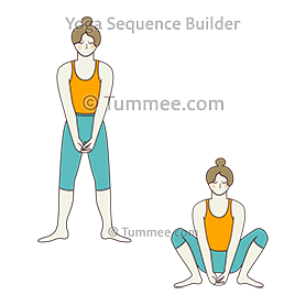 Standing From Squatting Pose (Malasana Utthanasana Vinyasa) Levelup ...