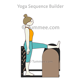 Standing Hand To Big Toe Pose D Ladder Barrel Yoga (Utthita Hasta ...