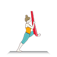 Standing Pigeon Pose Chair Yoga (Tada Kapotasana Chair) | Yoga ...