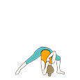 Reverse Warrior Pose Cow Face Arms Yoga (Viparita Virabhadrasana Hasta ...