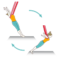 Star Gazer Pose Hand Foot Aerial Relaxing-Poses | Tummee.com