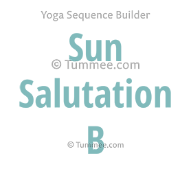 Zonnegroet B-sectie (Surya Namaskar B-sectie) Niveau-posities | Tummee.com