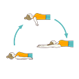 How to do Supta Hasta Overhead Vinyasa Close Up | Tummee.com