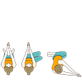 Supine Spinal Twist Pose Ii Arms Extended Side Kali Mudra Yoga (Supta ...