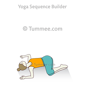 Supine Spinal Twist Pose One Leg Extended Flow (Supta Matsyendrasana ...