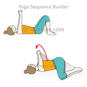 Supine Spinal Twist Pose Ii Hands Clasped Flow Yoga(Supta ...