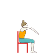 Backstroke Arms Exercise Chair Levelup-Poses | Tummee.com