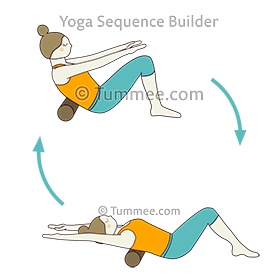 T Spine Extensions Exercise Roller Yoga| Yoga Sequences, Benefits ...