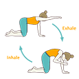 Table Top Pose Knee Outside Elbow (Bharmanasana Janu Outside Kehuni ...