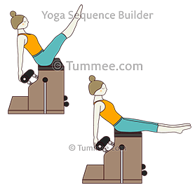 Teaser Ii Exercise Pilates Chair Preparatory-Poses | Tummee.com