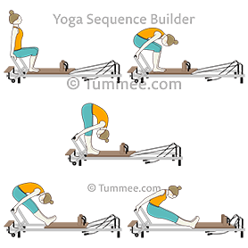 Tendon Stretch Exercise Pilates Transformer Relaxing-Poses | Tummee.com