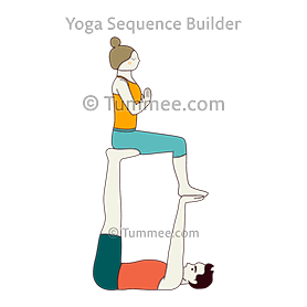 Variantes de la pose du trône en couple - Variations de la pose du ...