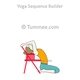 Thunderbolt Pose Backbend Back Hands Chair Head Block (Vajrasana ...