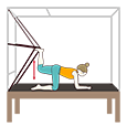 Hip Extension Exercise Table Top Pose Tower Bar Trapeze Table Yoga ...