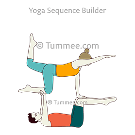 Títulos de parceiro Tiger Pose (parceiro Vyaghrasana) | Tummee. com