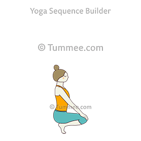 Toe Balance Pose Hands Knees Yoga (Raja Vayutkasana Hasta Janu) | Yoga ...