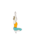 Toe Balance Pose Hands Knees (Raja Vayutkasana Hasta Janu) Levelup ...