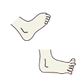 Exercice d'inversion du pied | Poses de niveau en gros plan | Tummee.com
