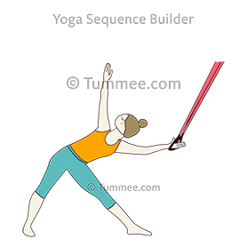 Triangle Pose Hand Trx Trapeze Aerial (Trikonasana Hasta Trx Trapeze ...