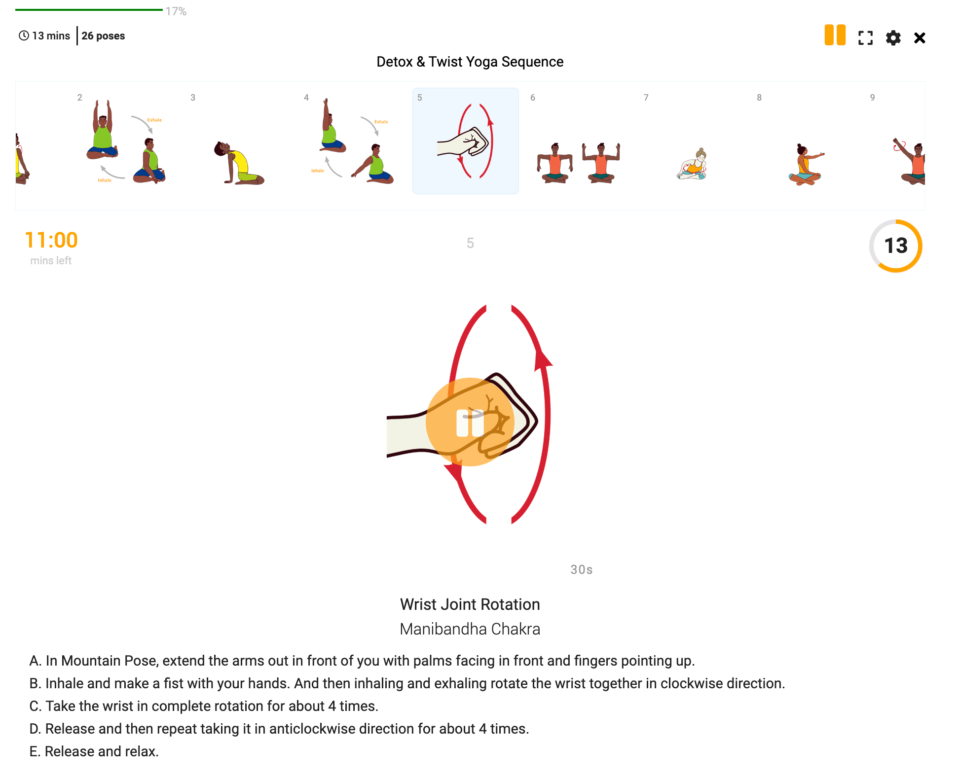 Yoga Sequence Builder for Yoga Teachers to Plan Yoga Classes