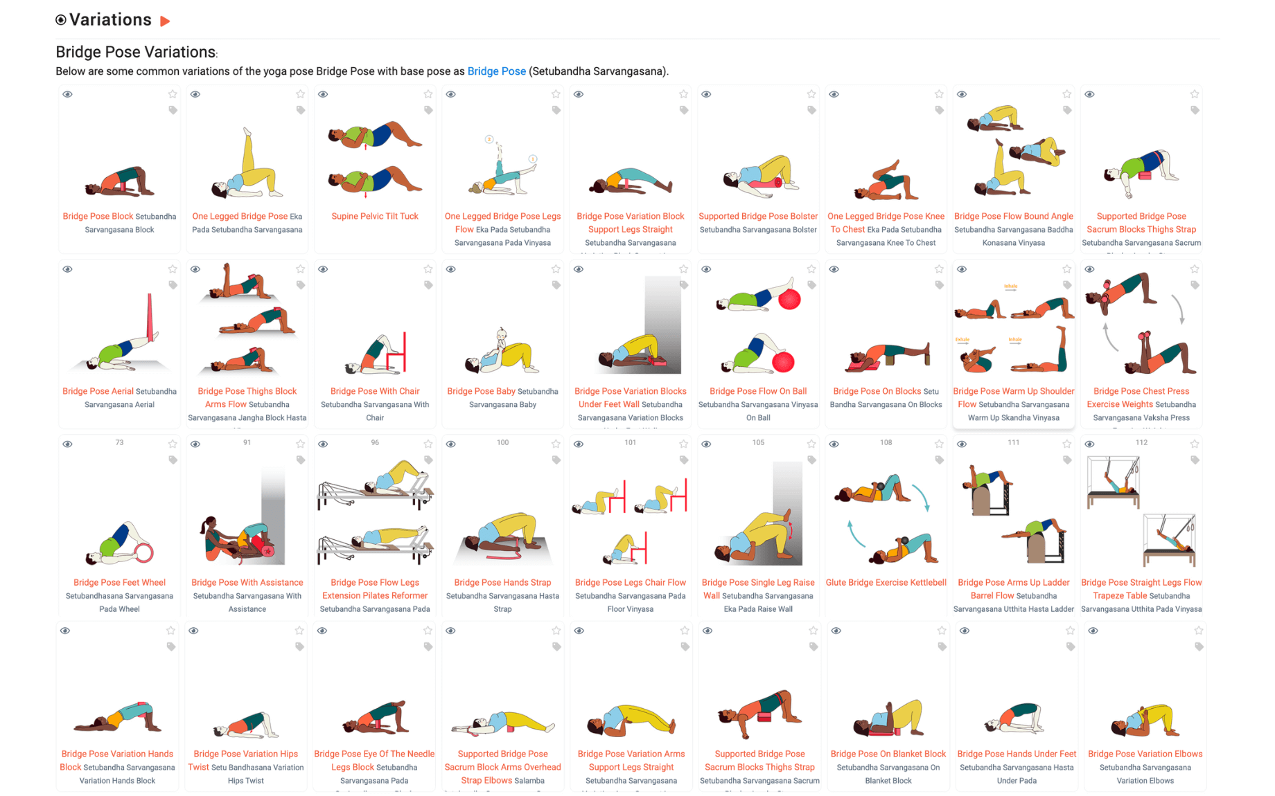 Yoga Sequence Builder for Yoga Teachers to Plan Yoga Classes