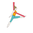 T Balance Pose Aerial Relaxing-Poses | Tummee.com