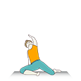 Wild Thing Pose Seated Windshield Wiper Legs Variation Yoga ...